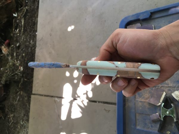 Alumilite Resin Casting and Finishing a Knife Handle - Hack Outdoors